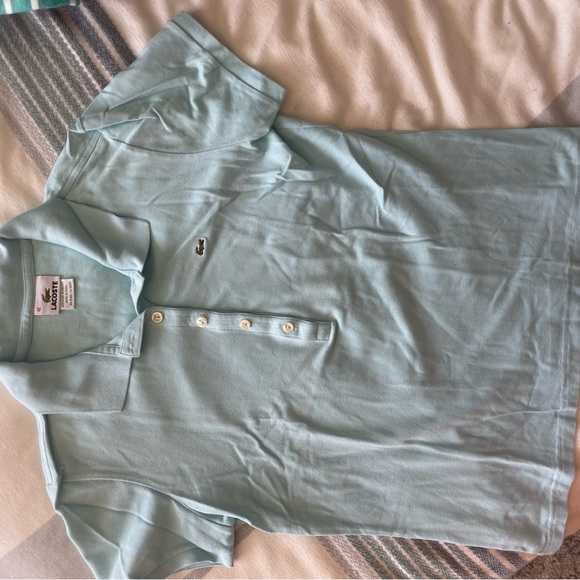 Lacoste | Tops | Lacoste Light Blue Polo Shirt | Poshmark